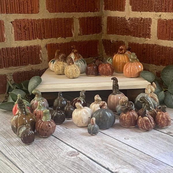 Ceramic Pumpkins - Etsy