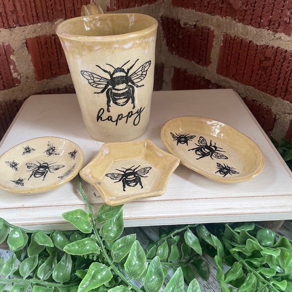 Bee Dishes - Etsy