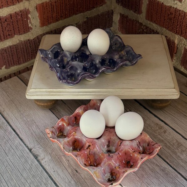 Ceramic Egg Holder - Etsy