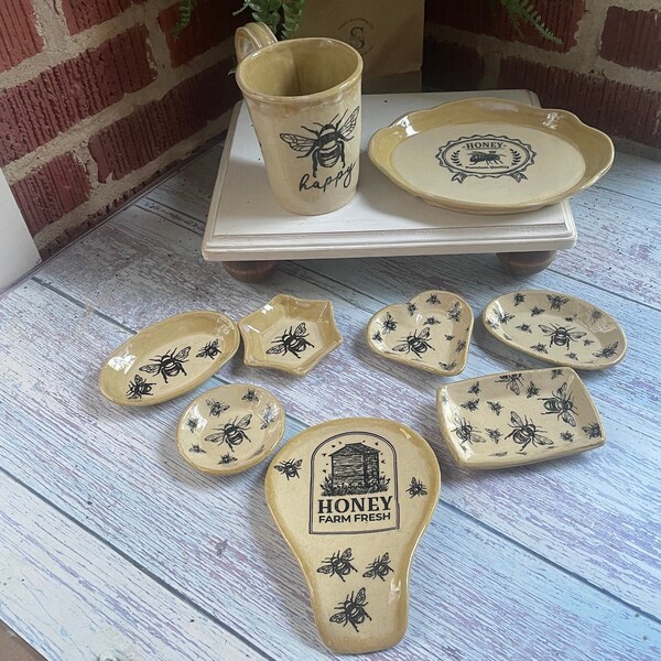 Bee Dishes - Etsy