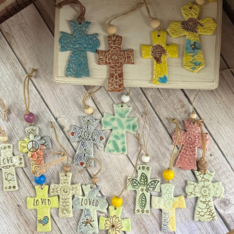 Ceramic Cross - Etsy