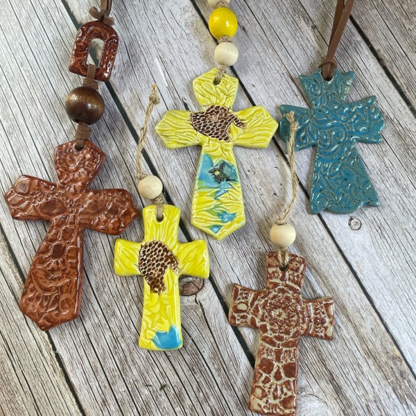 Ceramic Cross - Etsy