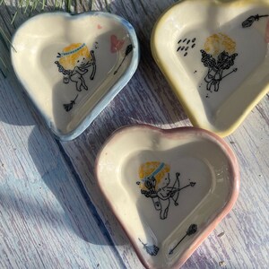 Valentines Heart Mini Dish Sets - Etsy