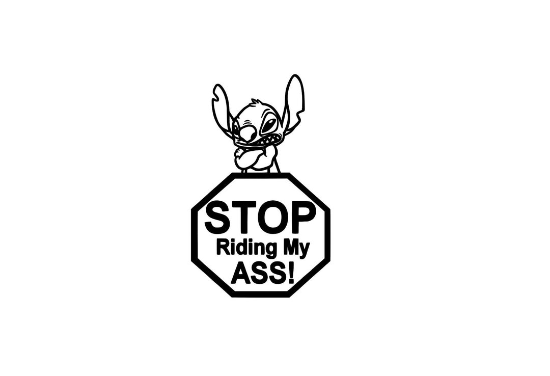 Stop Riding My Ass Stitch - Etsy