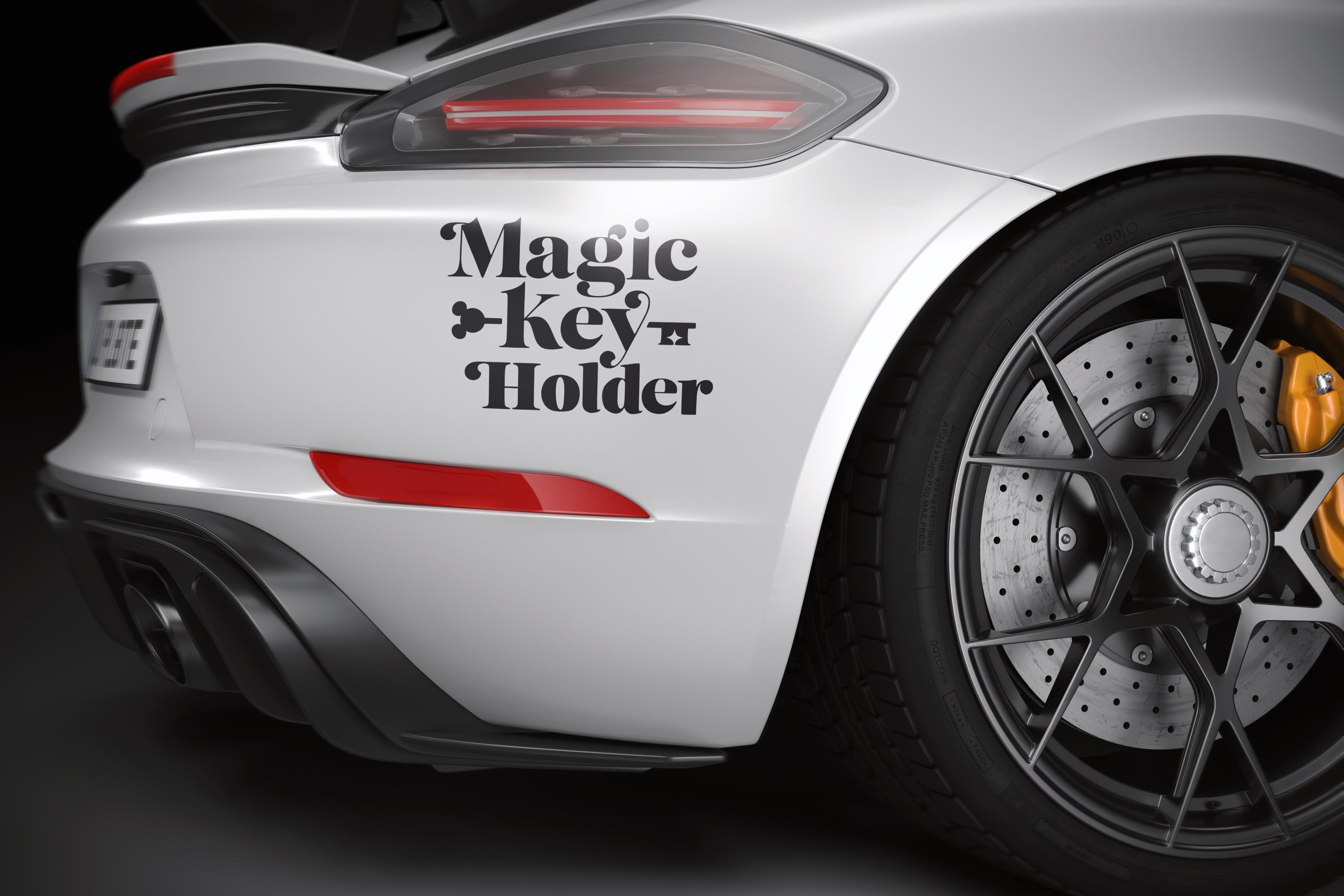 Magic Key Holder Vinyl Decal: Disneyland Car Sticker - Etsy