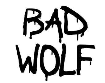 Doctor Who Inspired Bad Wolf Vinyl Decal Whovian MacBook Laptopsticker ...