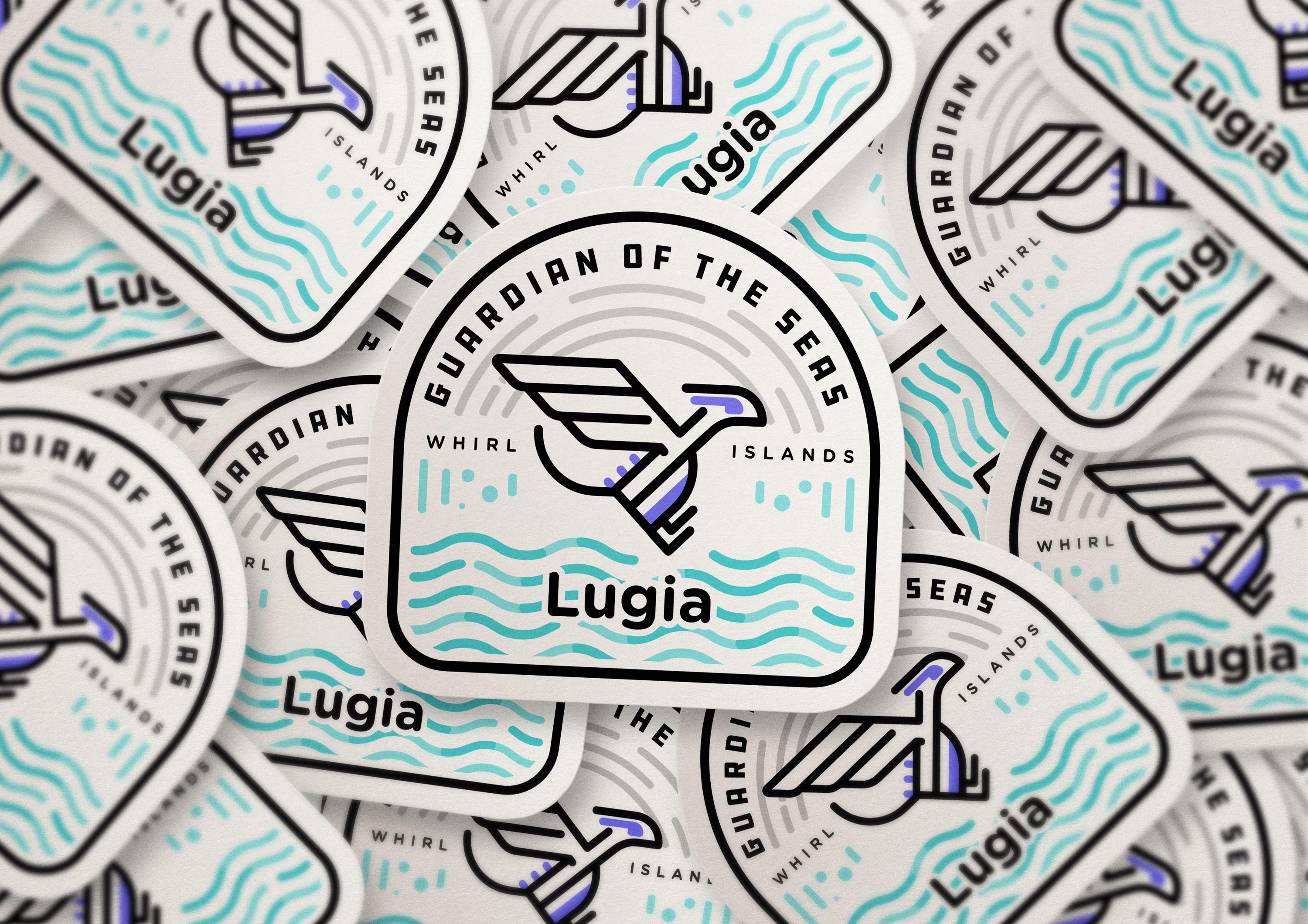 Lugia 3″ Sticker – Guardian of the Seas Pokémon Design Gloss, Matte ...