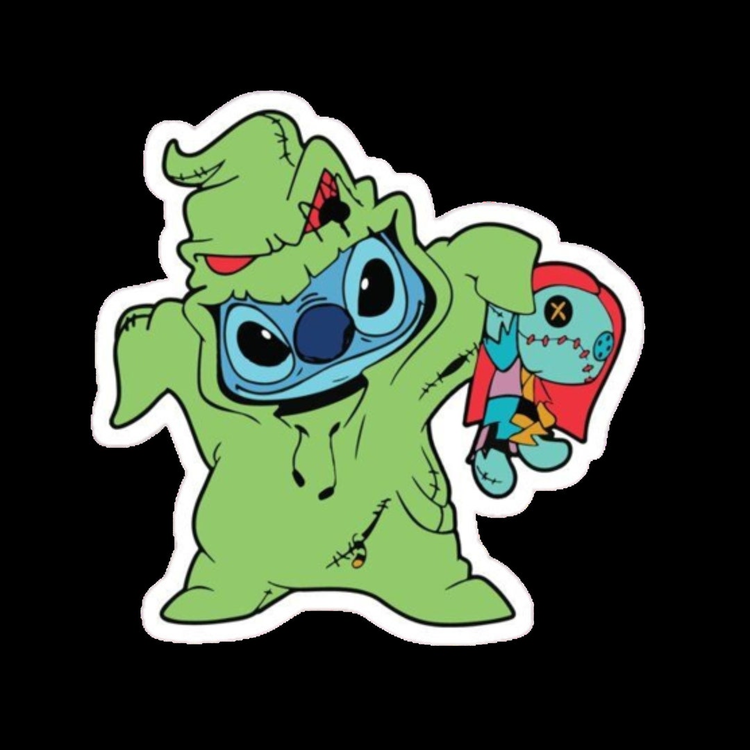 Stitch Oogie Boogie Sticker Nightmare Before Christmas - Etsy