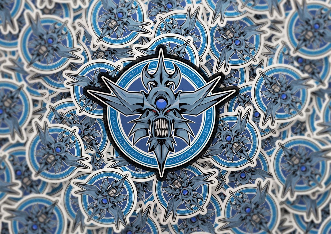 Obelisk Tormentor Anime Sticker Blue God Warrior Deco Collectible - Etsy