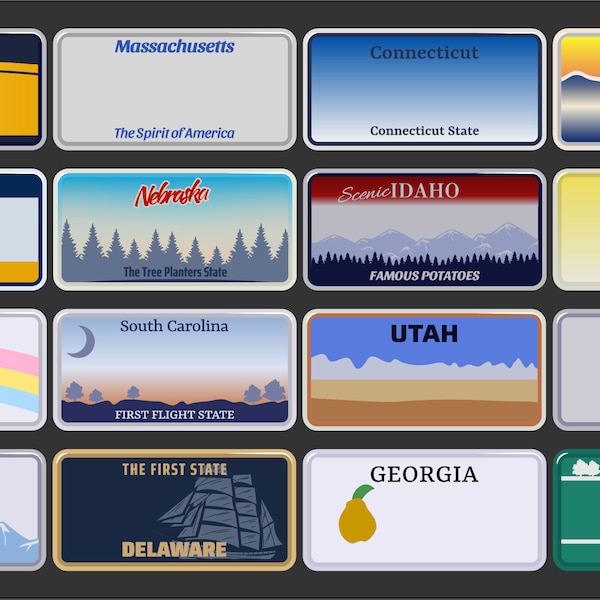 Mini License Plate - Etsy