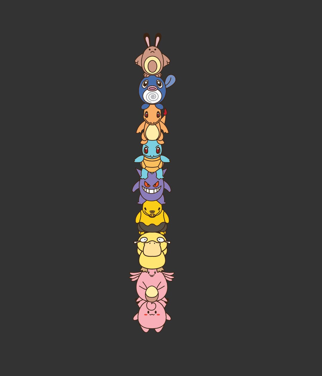Pokemon Stack Sticker - Etsy