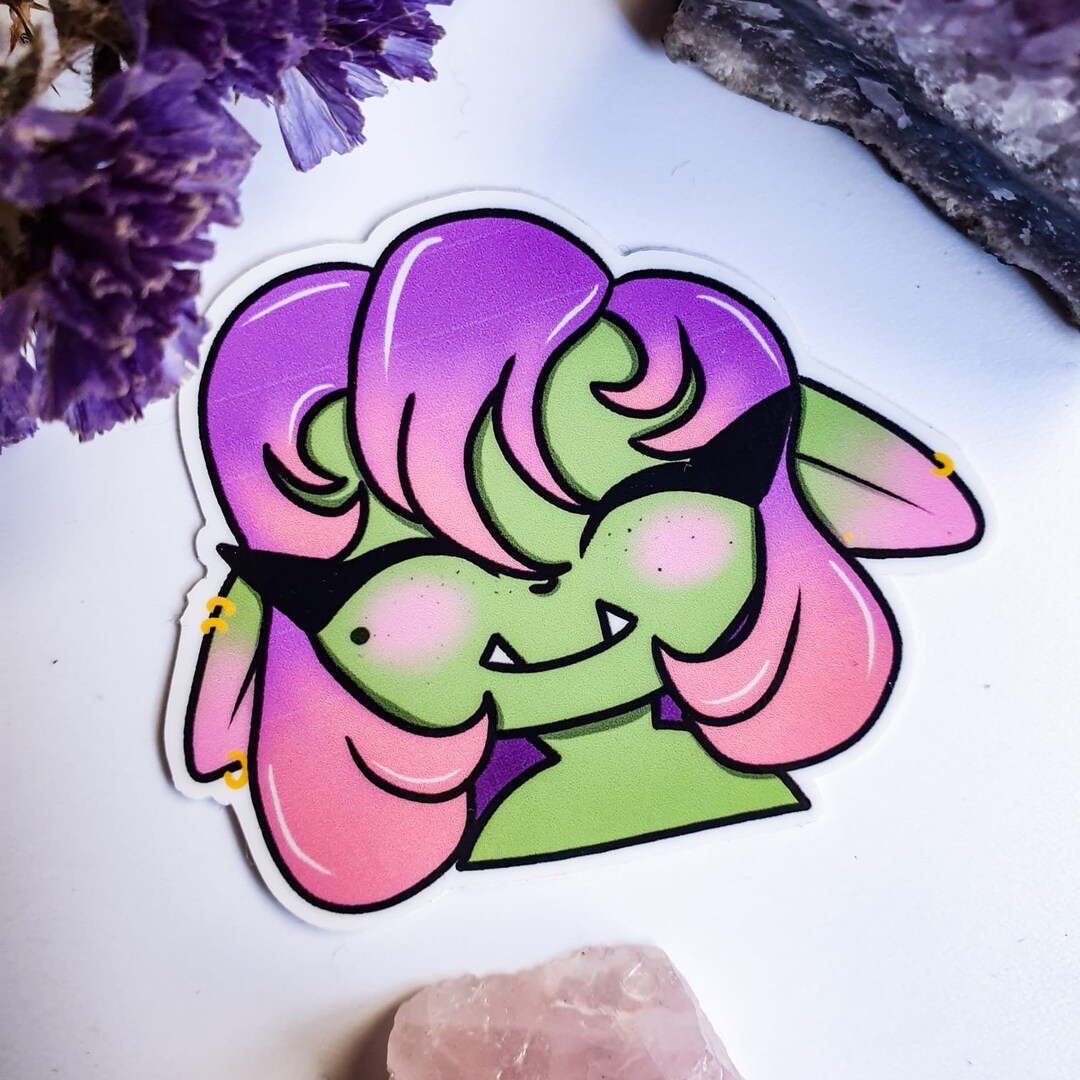 Happy Goblin Vinil Sticker - Etsy