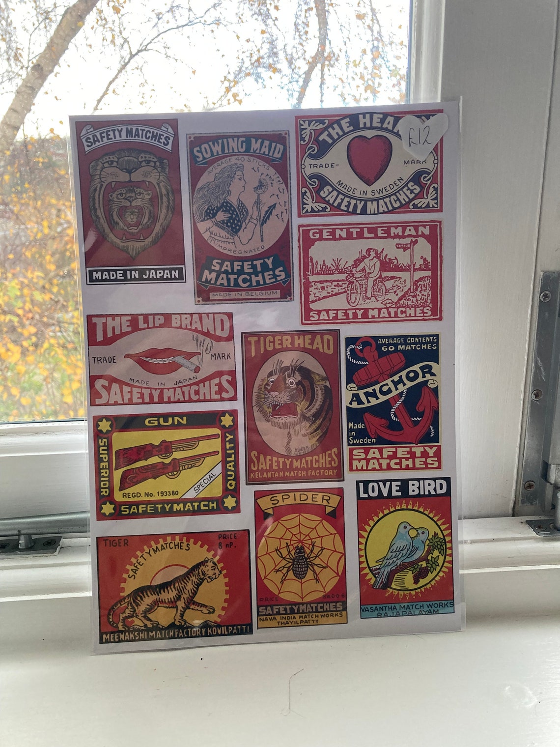 Indian Matchbox Vintage A4 Print Gallery Wall Art Print Style Trendy ...