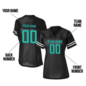 Customized Football JERSEY, Personalized Football Jersey, Team Fan ...