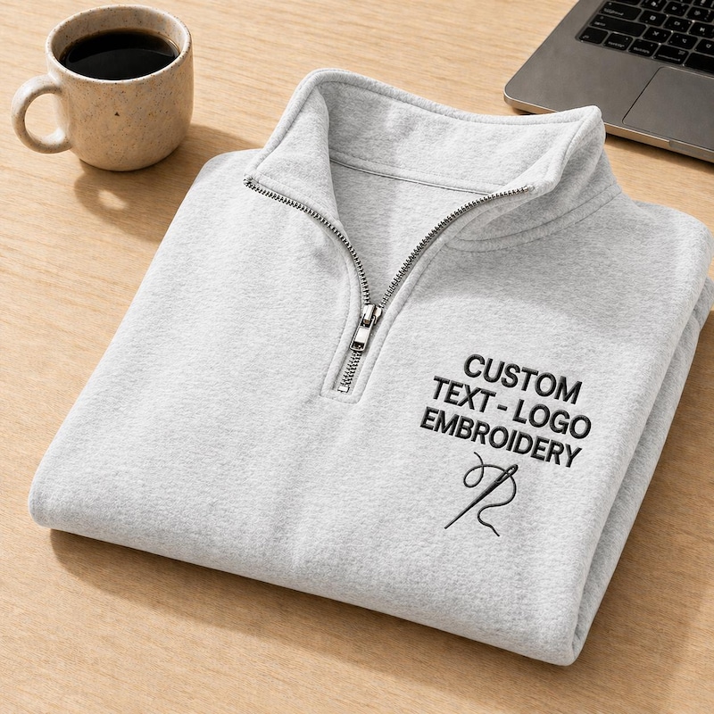Custom 1/4 Zip Fleece - Etsy