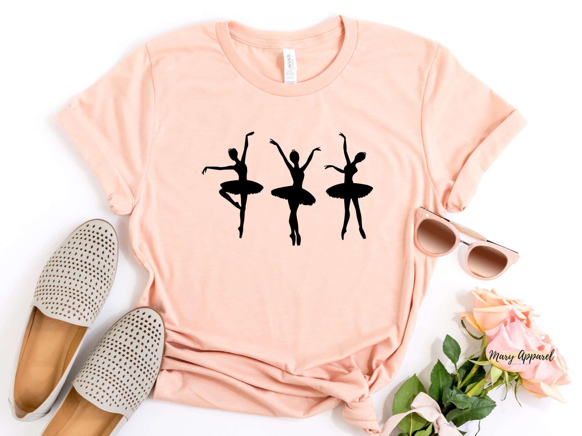 Girls Ballet Shirt, Gift for Dancer, Ballerina Shirt, Ballet Shirt ...