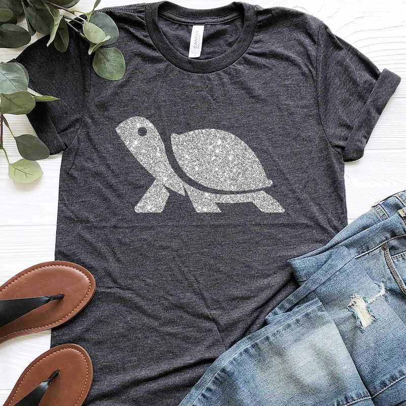 Glitter Turtle - Etsy