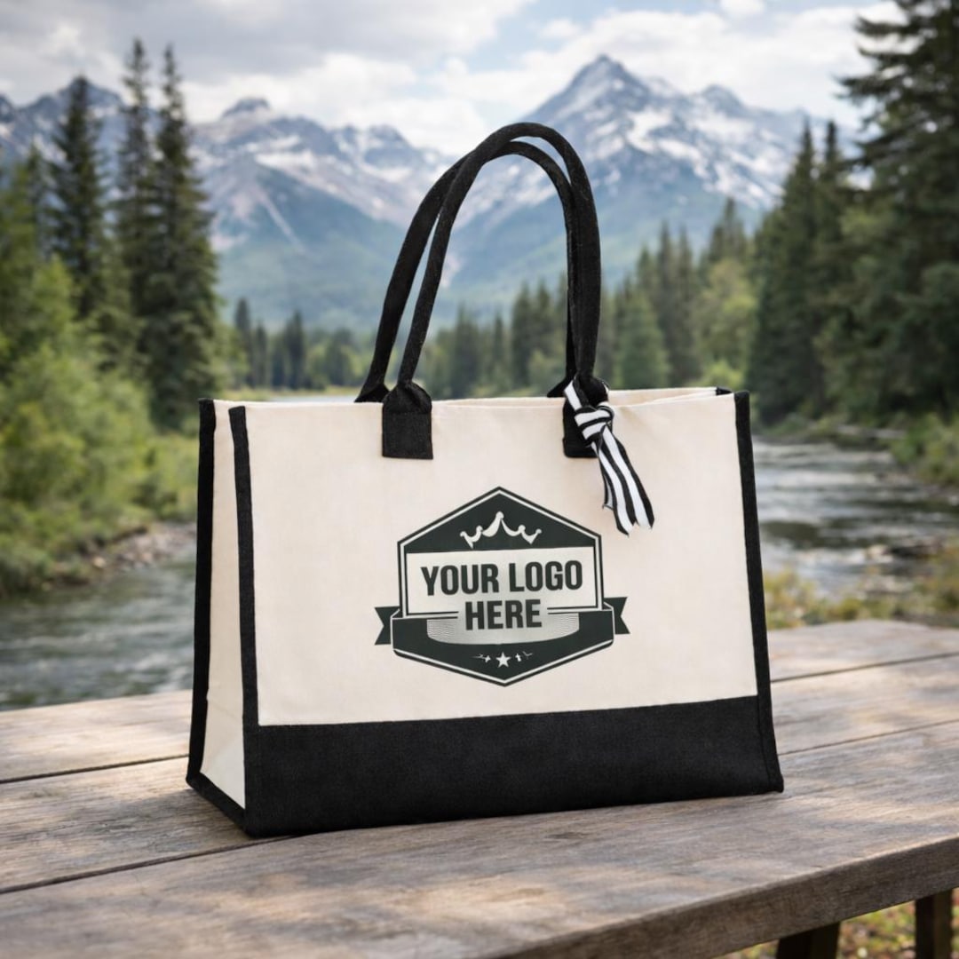 Canvas Tote Bag: Personalized Logo Print (eco Friendly, Durable) - Etsy