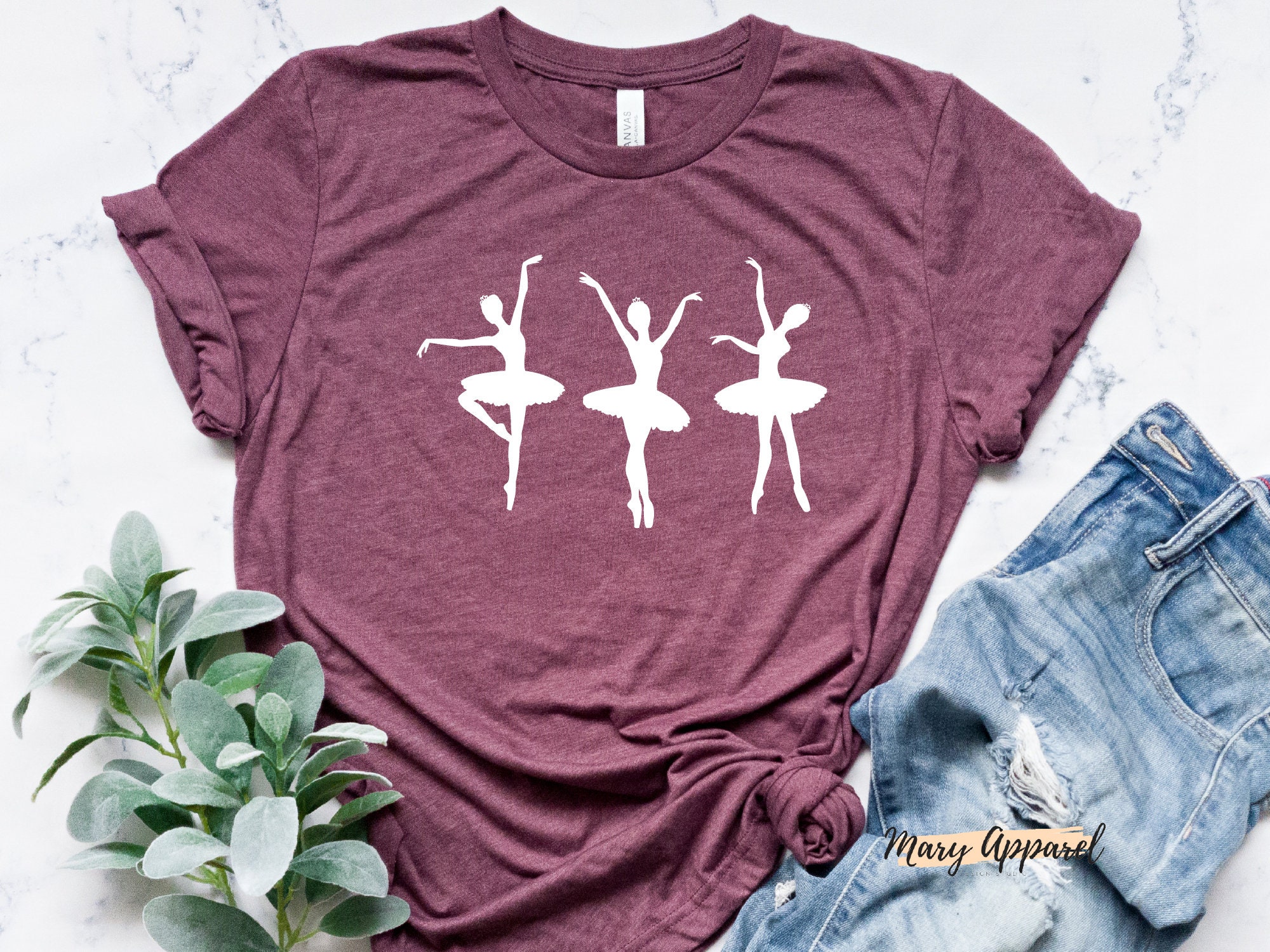 Girls Ballet Shirt, Gift for Dancer, Ballerina Shirt, Ballet Shirt ...