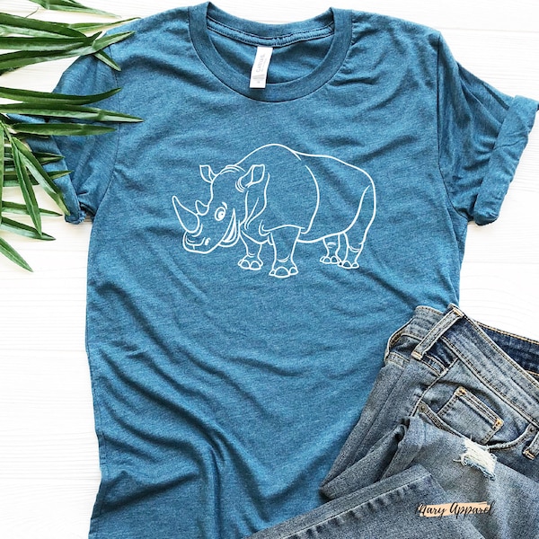 Rhino Shirt - Etsy