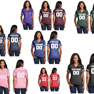 Customized Football JERSEY, Personalized Football Jersey, Team Fan ...