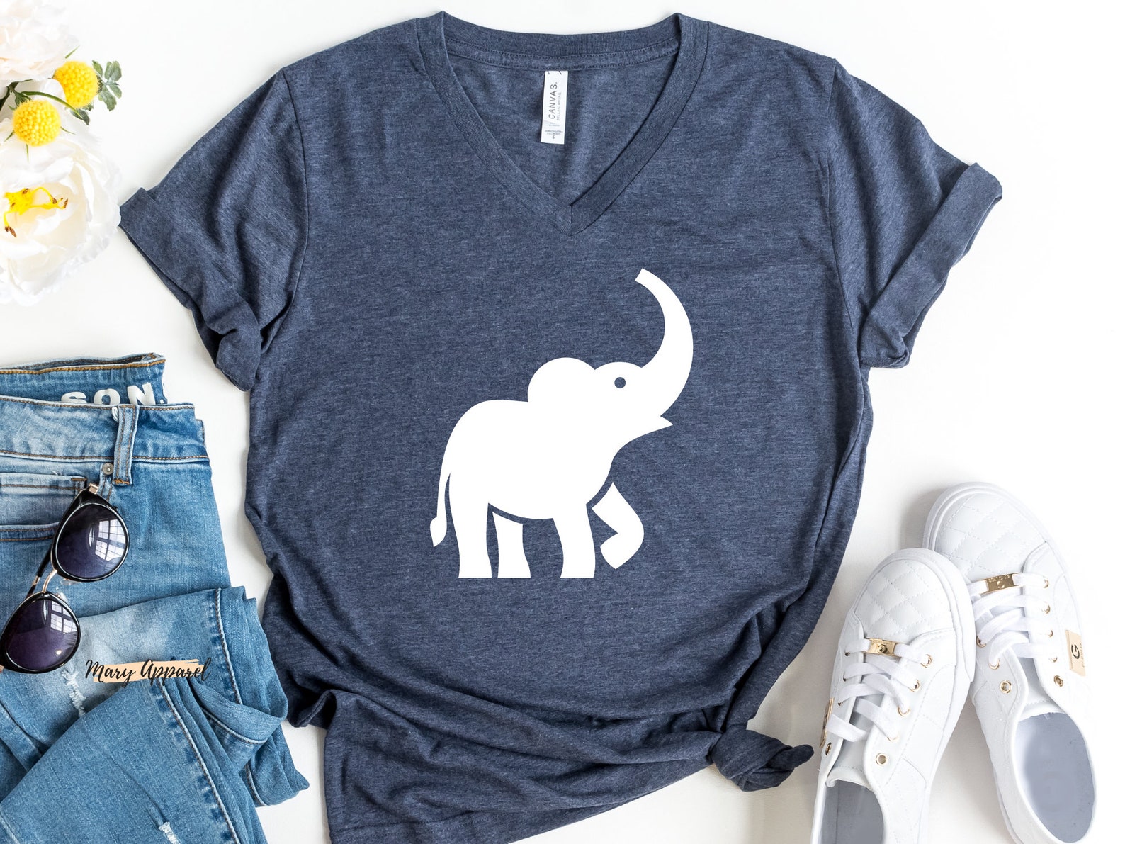 Elephant Shirt, Elephant Shirt, Elephant Lover, Cute Elephant Shirt ...