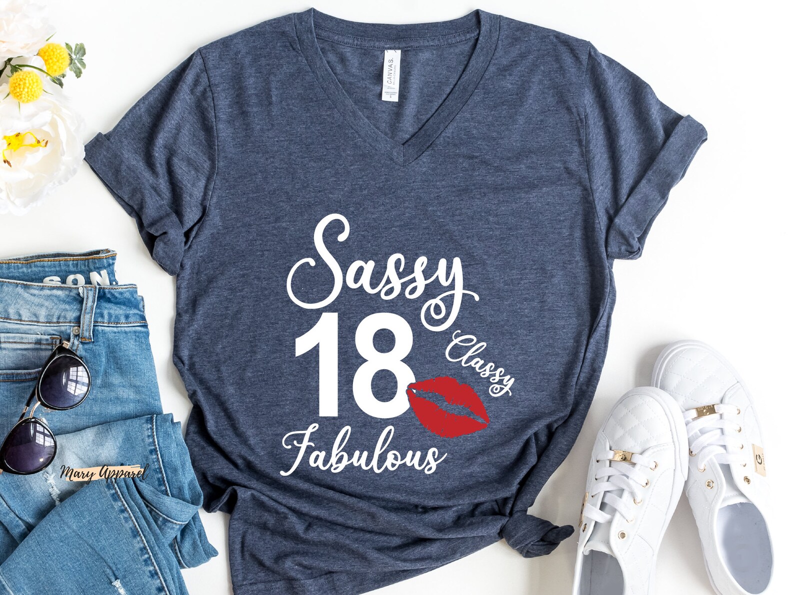 18th Birthday Shirt, Sassy Classy Fabulous 18th Shirt, 18th Birthday ...