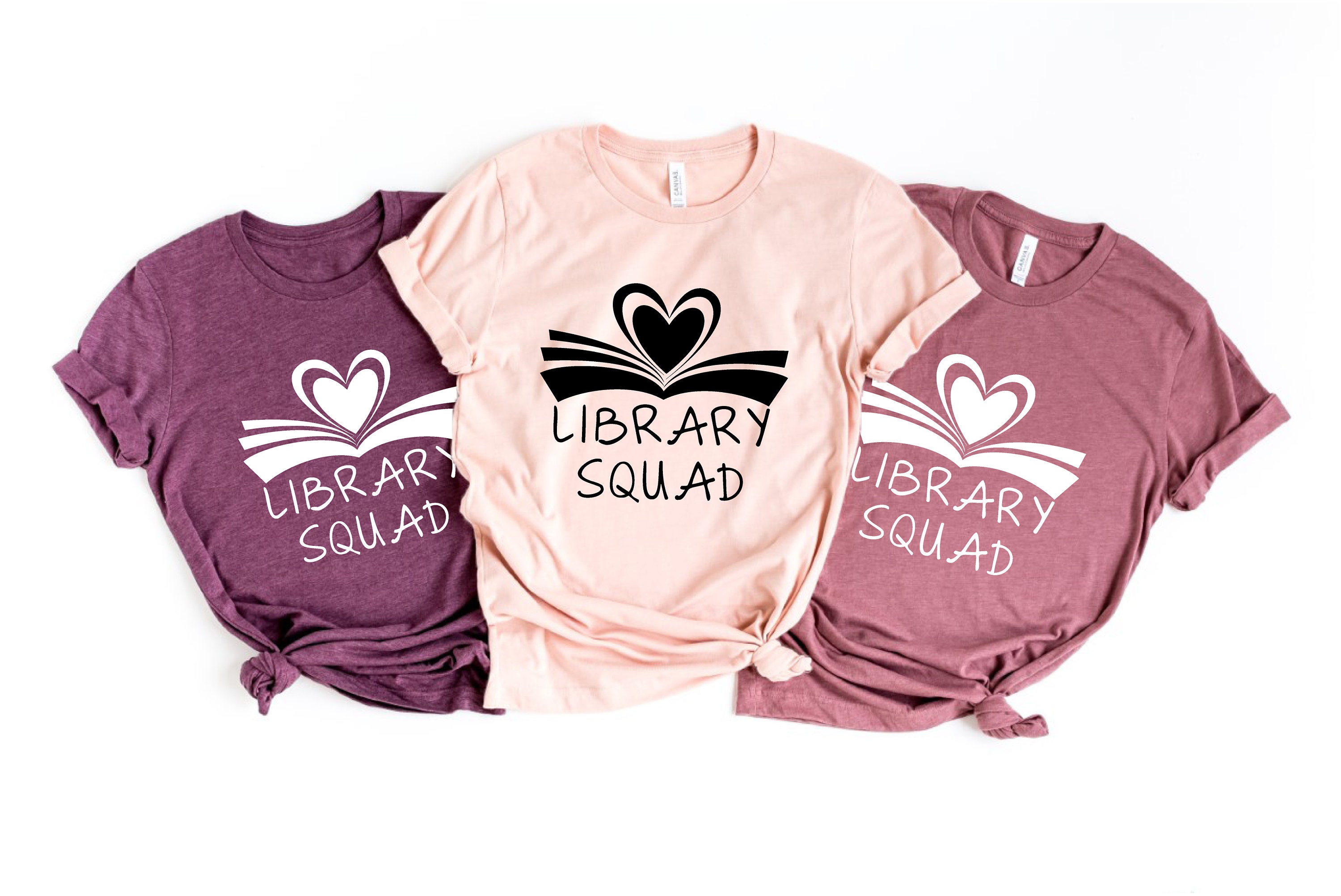 Library Squad Shirt Librarian Shirt Book Shirt Gift For | Etsy