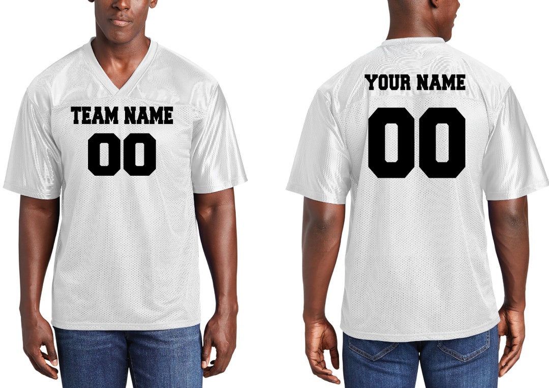 Custom Football Jersey - Personalize With Your Name and Number, High ...