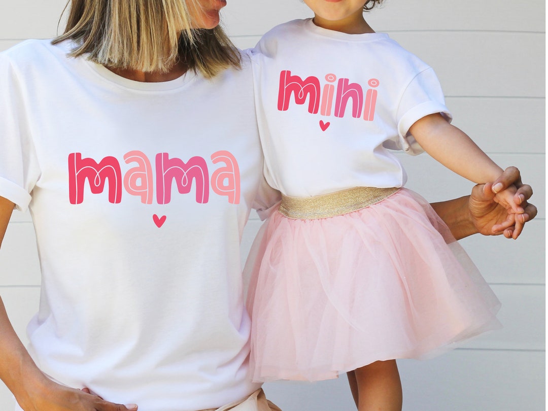 Mama Mini Shirts, Mama Mini Matching, Mother Daughter Set, Mothers Day ...
