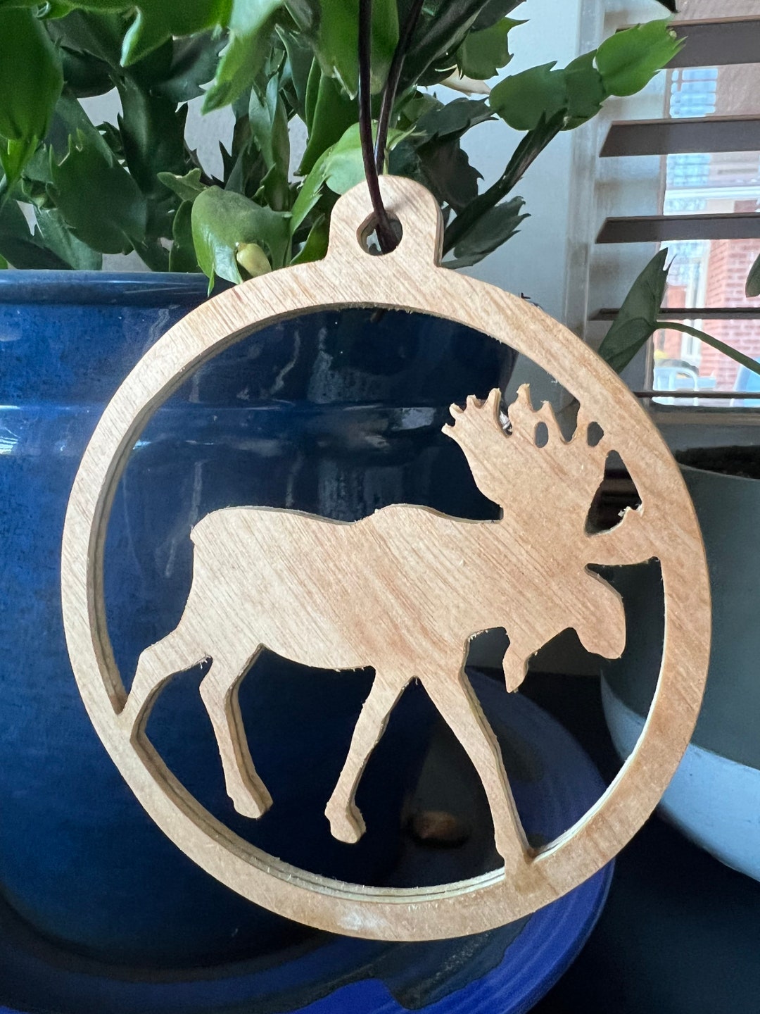 Moose Christmas Ornament - Etsy