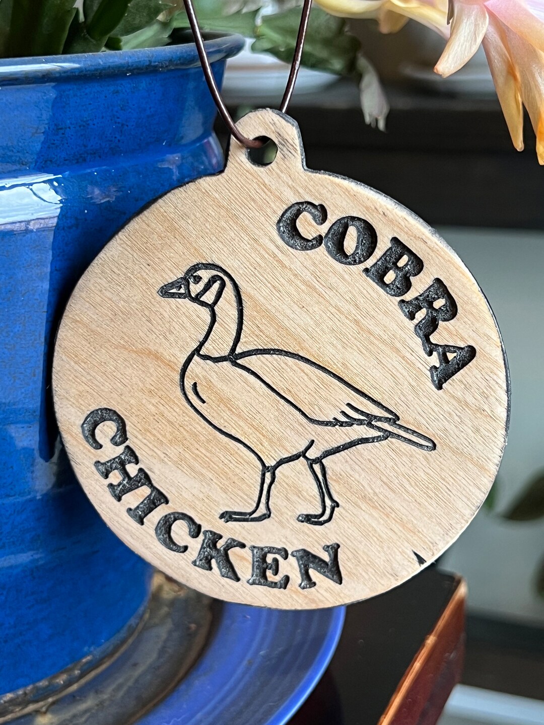 Cobra Chicken (canadian Goose) Ornament, Wood Carved - Etsy