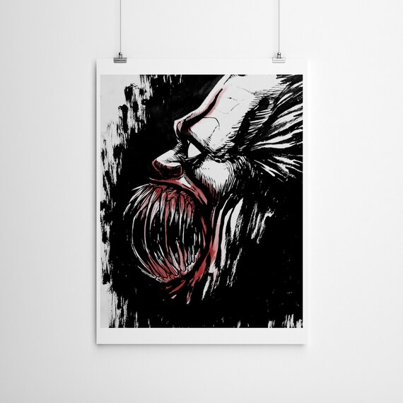 It Pennywise Devil Clown Stephen King Print Poster Foil | Etsy