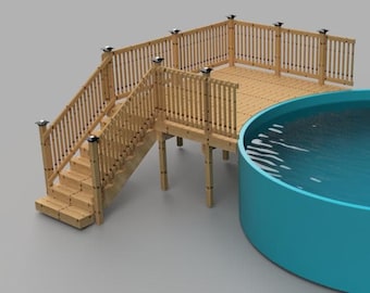 8x8 Pool Deck - Etsy