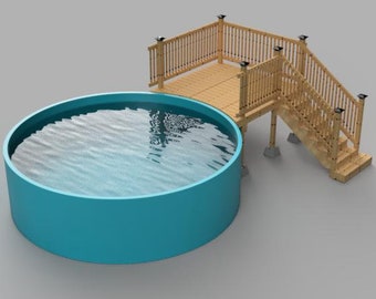 8x8 Pool Deck - Etsy