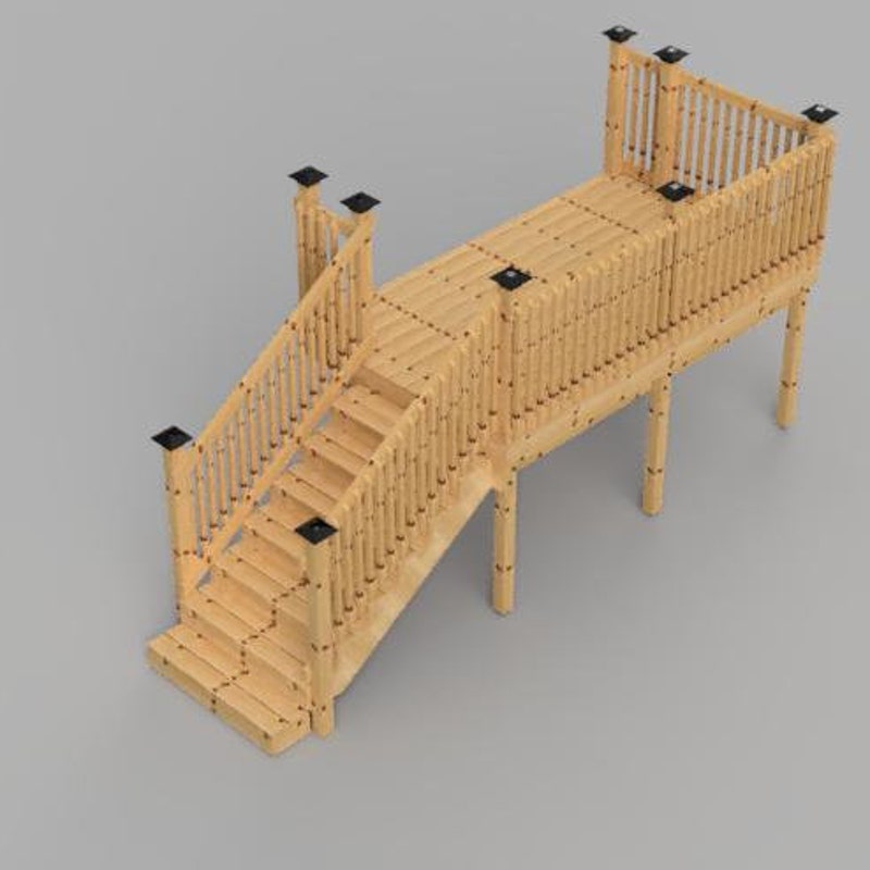 Square Pool With Decking - Etsy