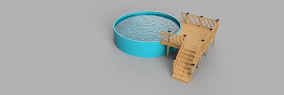 Plans for Above Ground Pool Deck 10x12 18' Round Pool. . - Etsy