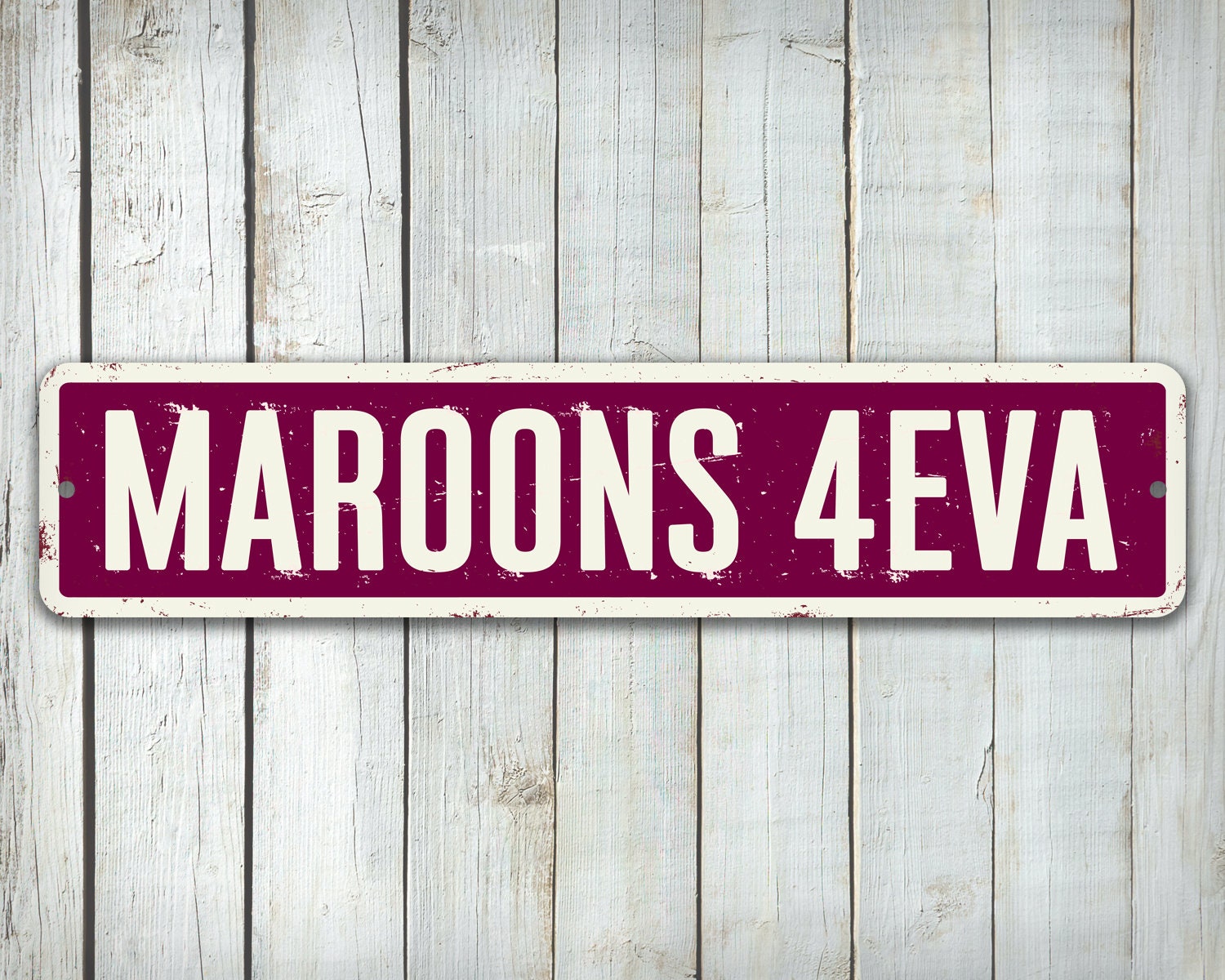 QLD Maroons State of Origin NRL Rugby League Sign Personalize ...
