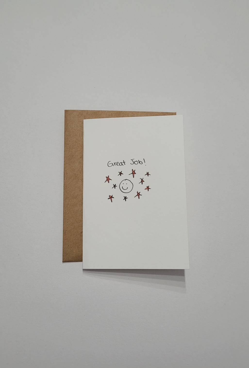 Great Job! Greeting Card| Hand-drawn - Etsy