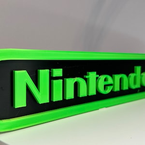 Old School Nintendo Sign Custom Colors - Etsy