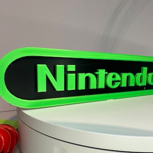 Old School Nintendo Sign Custom Colors - Etsy