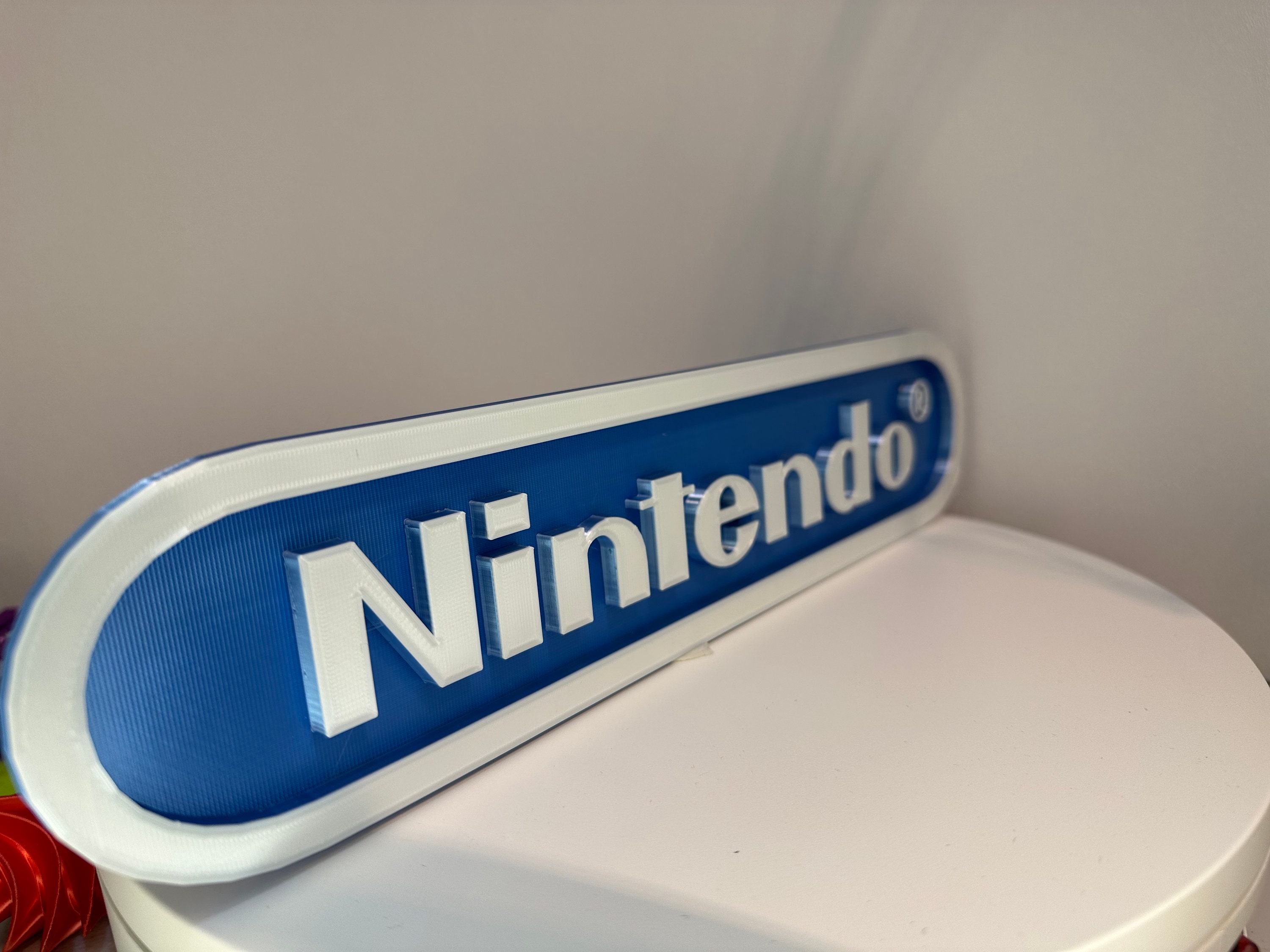 Old School Nintendo Sign Custom Colors - Etsy