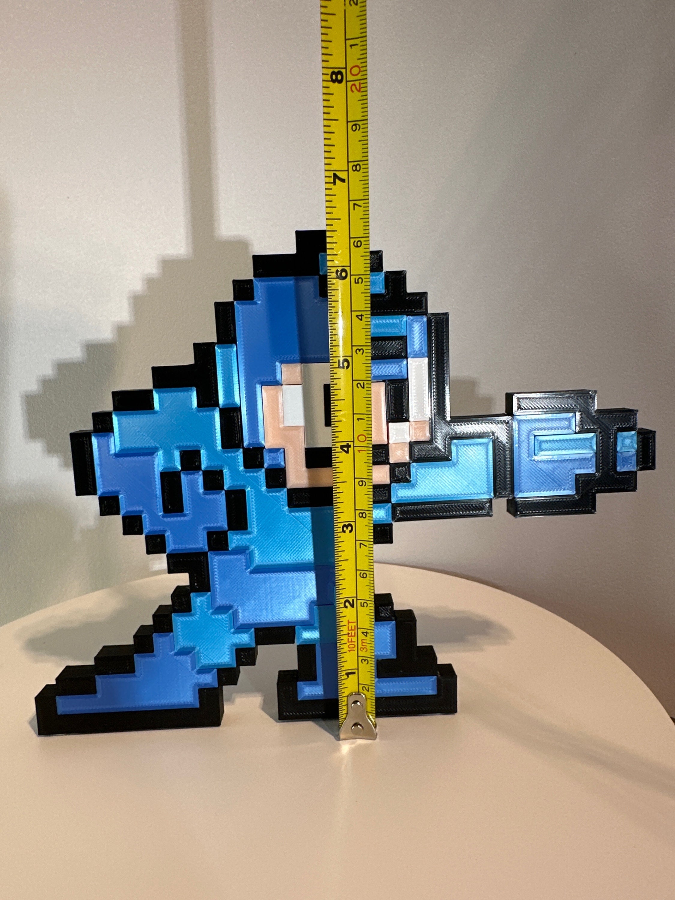 Mega Man 8 Bit Shiny Blue Shooting - Etsy