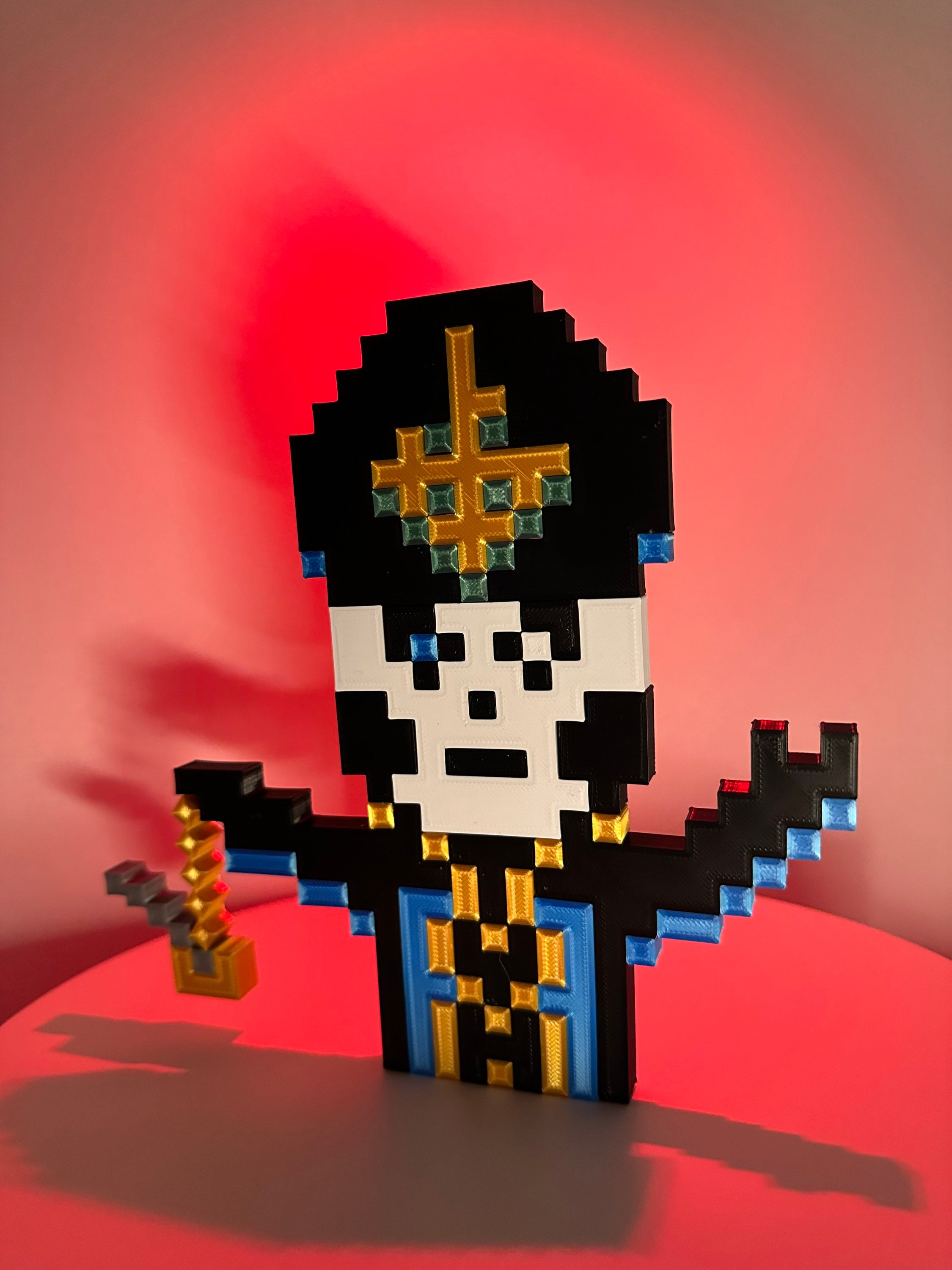 Ghost Band Papa Emeritus 8 Bit Black Vestment Figure With Censer - Etsy