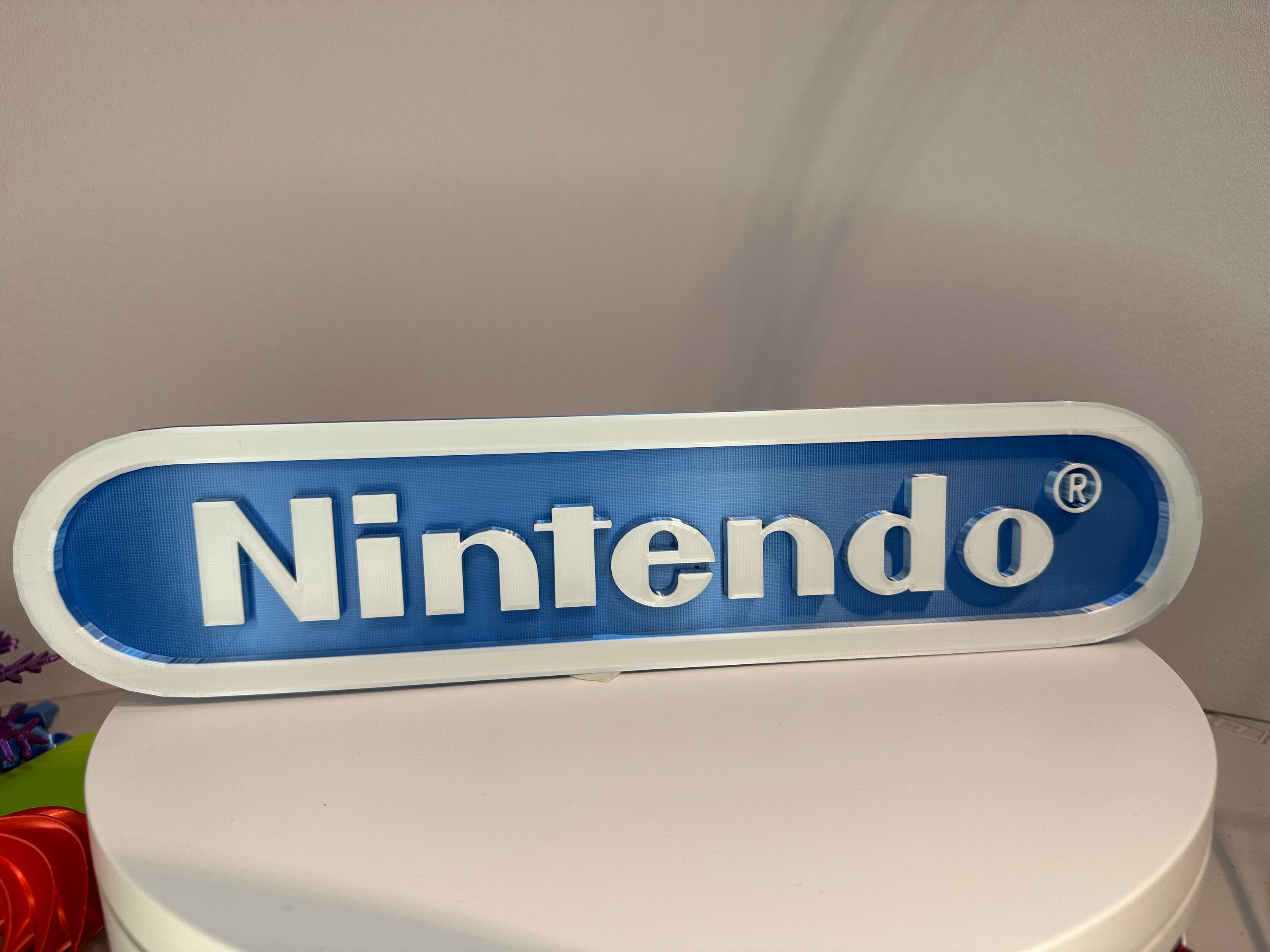 Old School Nintendo Sign Custom Colors - Etsy