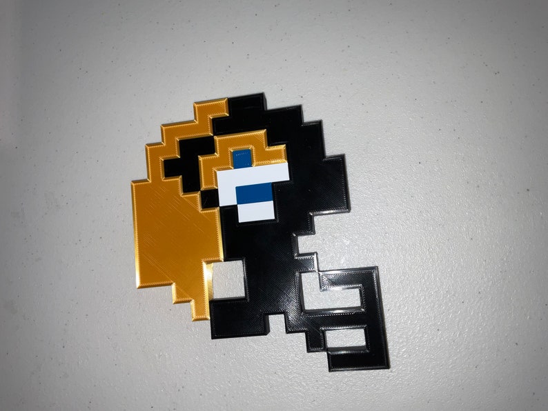Tecmo Super Bowl Jaguars Helmet 8 Bit - Etsy
