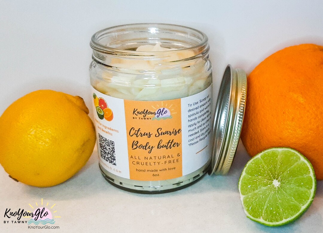 Body Butter-Citrus Sunrise Énergisant - Etsy France