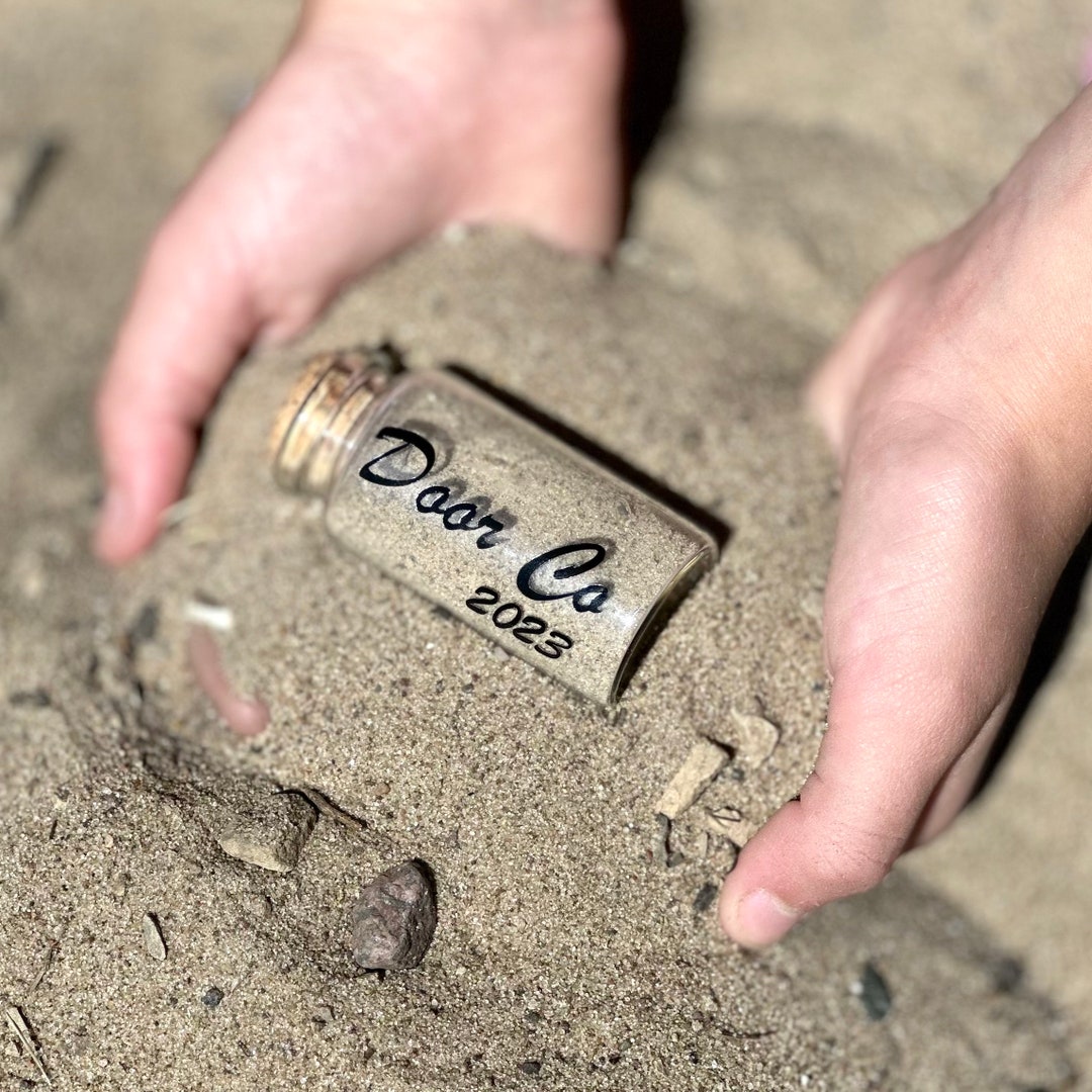 Personalized Sand Jar: Honeymoon Keepsake, Travel Memory Container - Etsy