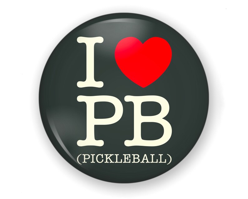Pickleball Button or Magnet, Pickleball Pin, Pickleball Magnet ...