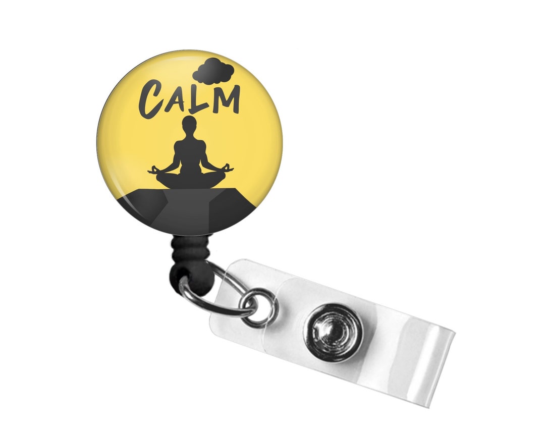 Calm Button or Magnet Zen Button Zen Pin Meditation Button - Etsy